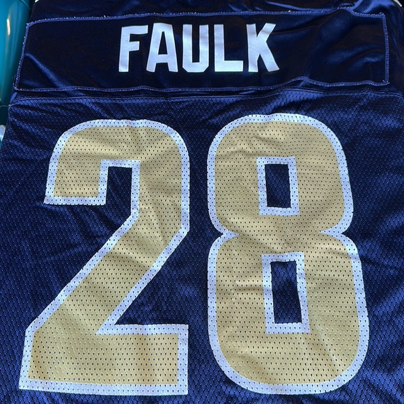 Reebok | Shirts | Vintage Marshall Faulk Rams Jersey | Poshmark